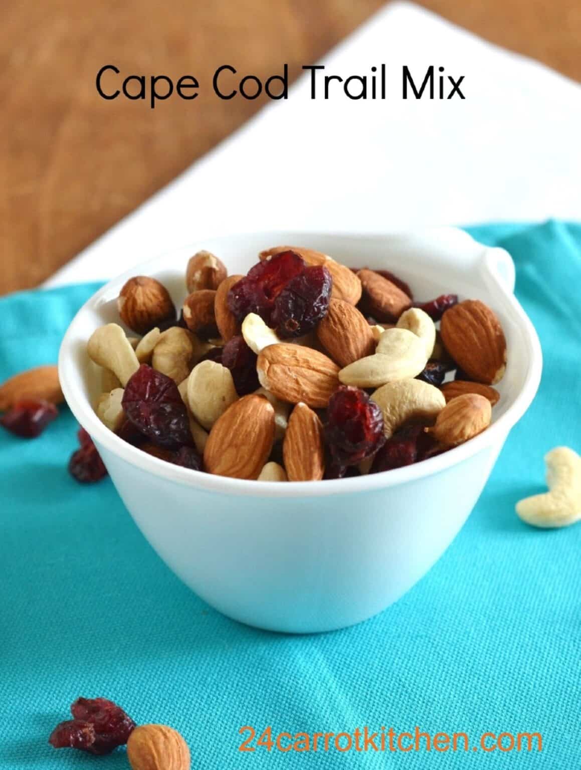 How To Make Awesome 3 Ingredient Paleo Trail Mix! - 24 Carrot Kitchen